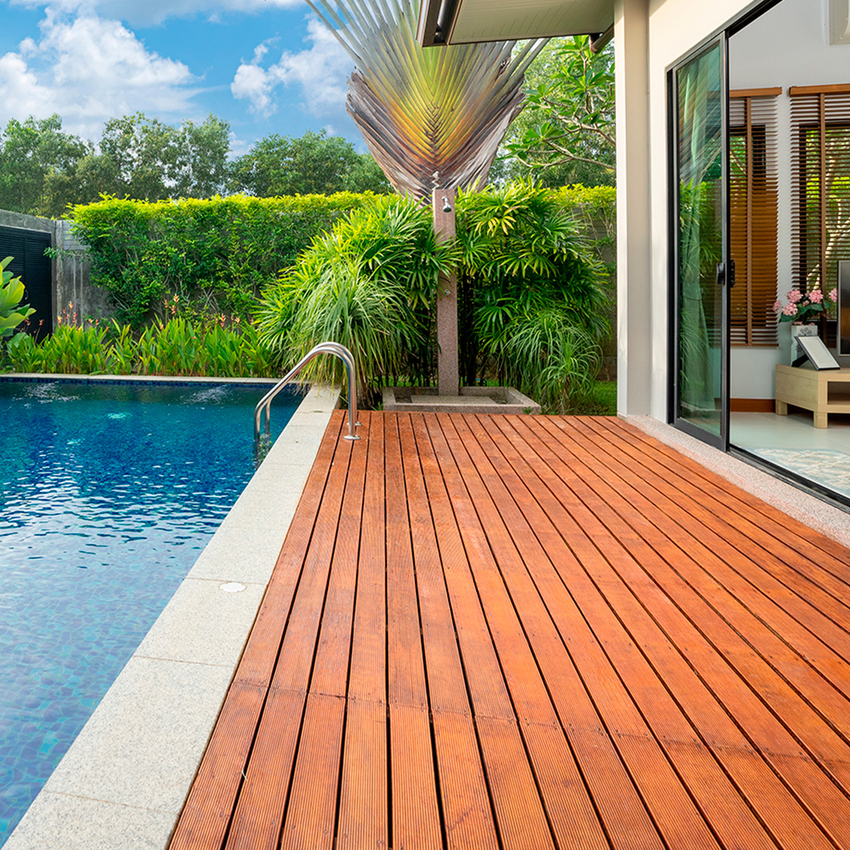DECK DE MADEIRA MACIÇA CUMARU DURALLE - Madel