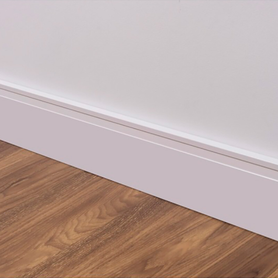 RODAPÉ MDF SOBREPOR BRANCO DURALLE - Madel